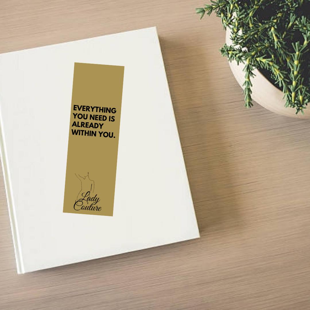 Everything You Need Bookmark - Payhip