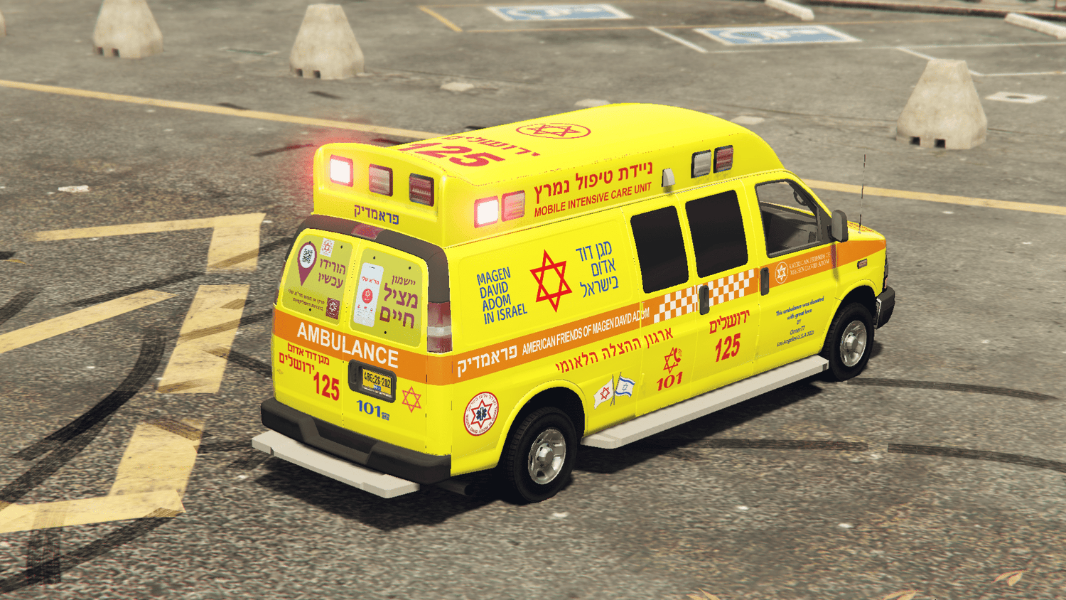 Model Ambulance MDA Israel 2021 for gta v - Payhip