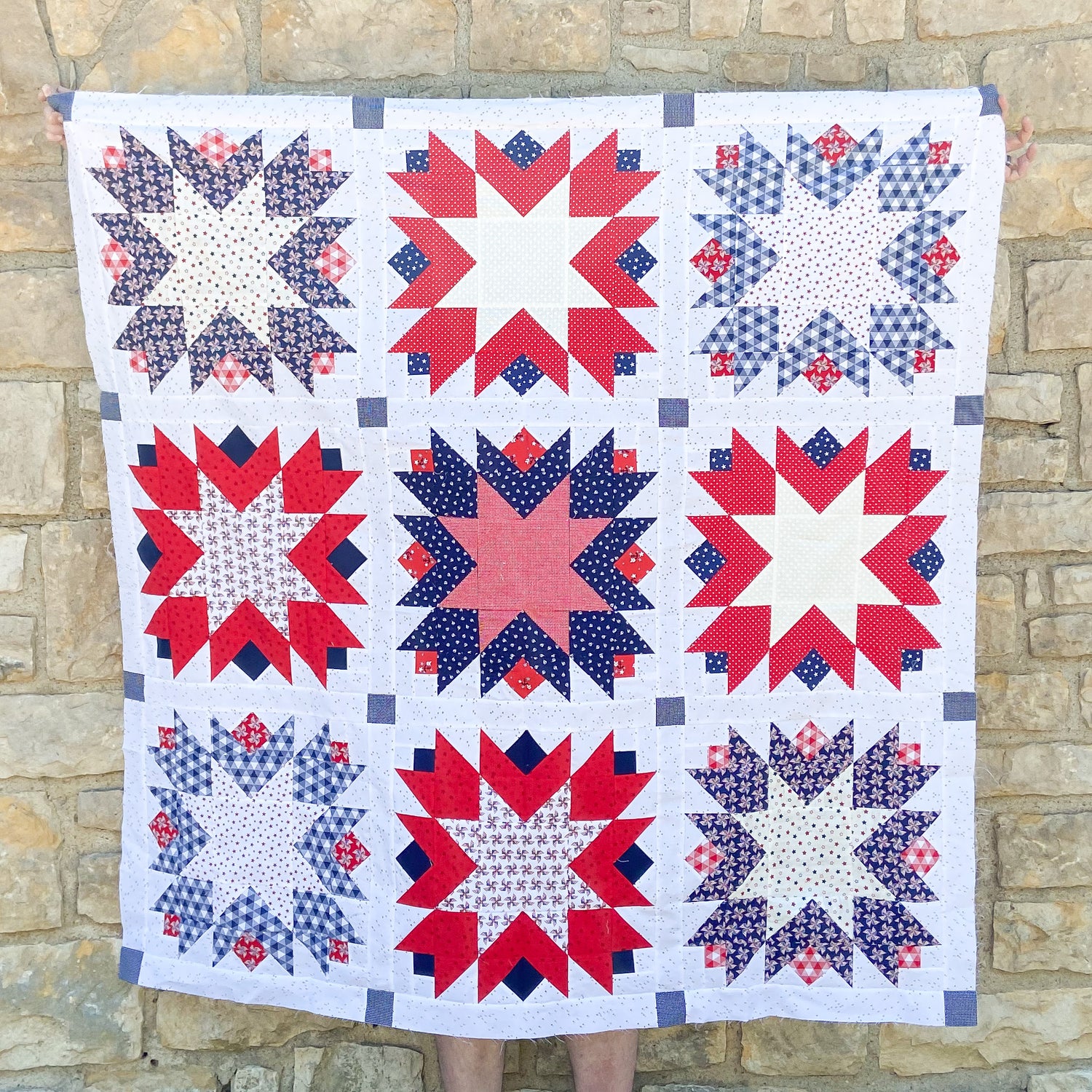 Queen Anne Quilt Pattern - Paper Pattern - Payhip