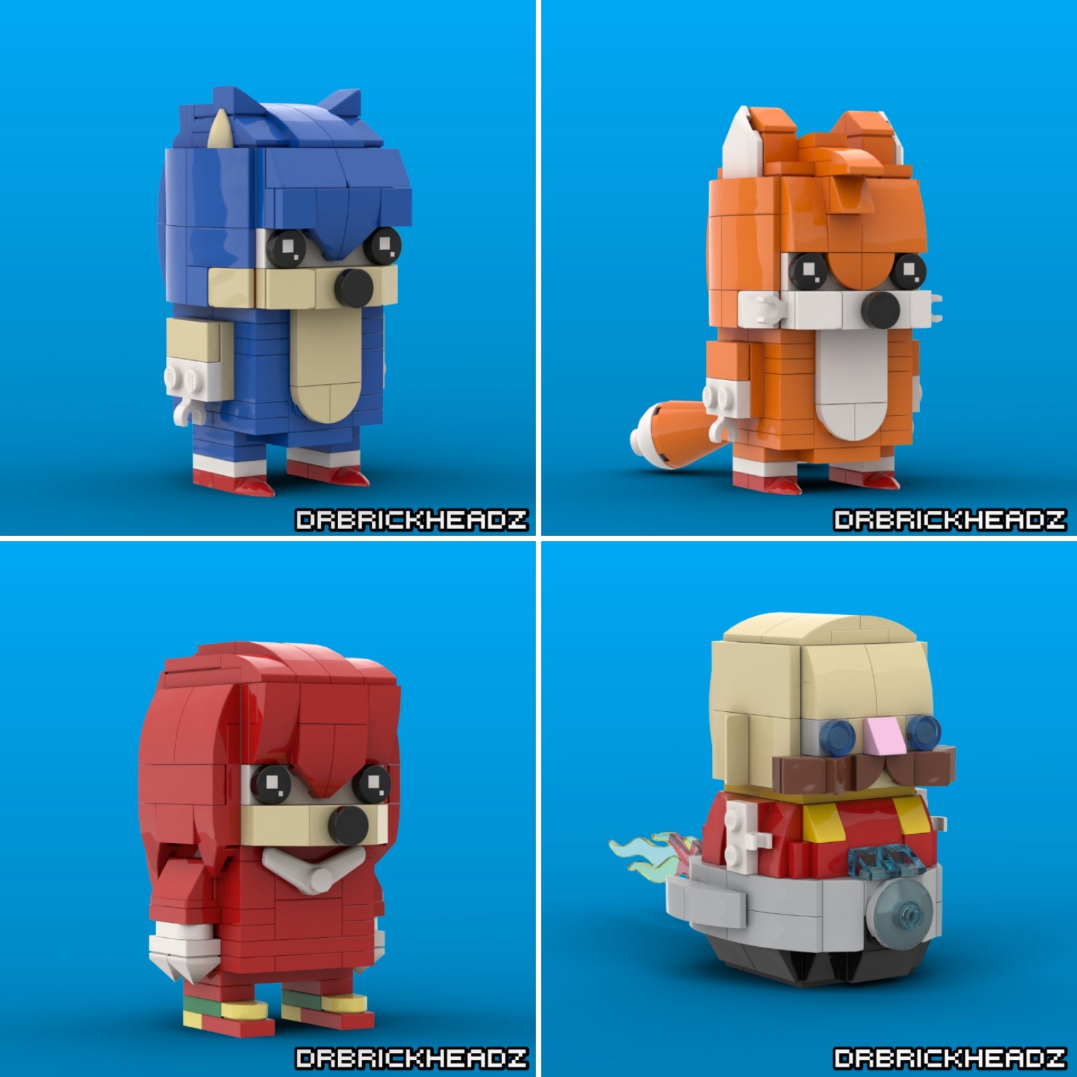 Sonic the Hedgehog Custom Brickheadz BUNDLE - Payhip