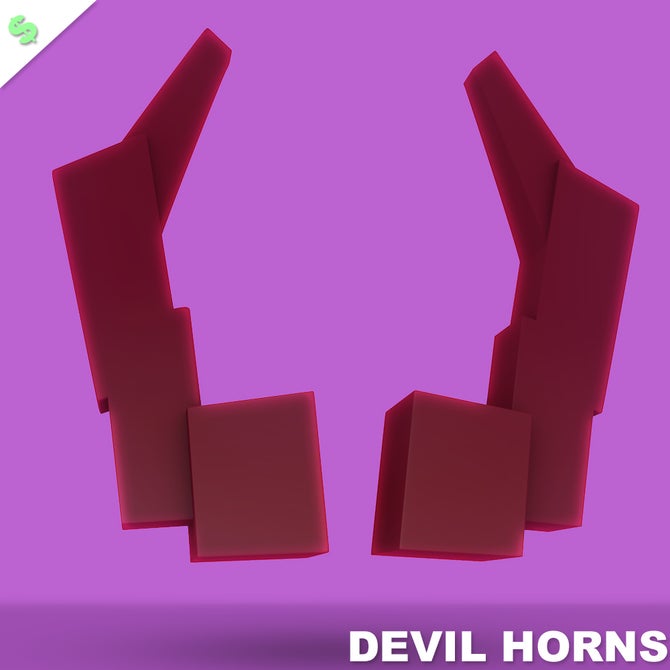 DEVIL HORNS Minecraft Model - Payhip