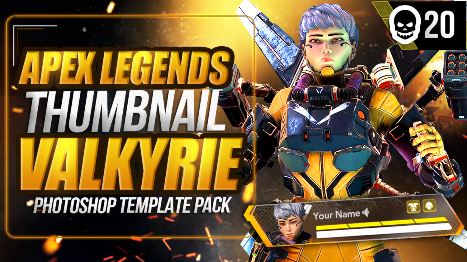 APEX LEGENDS VALKYRIE LEGENDARY SKIN PACK WITH ALL LEGENDS - Payhip