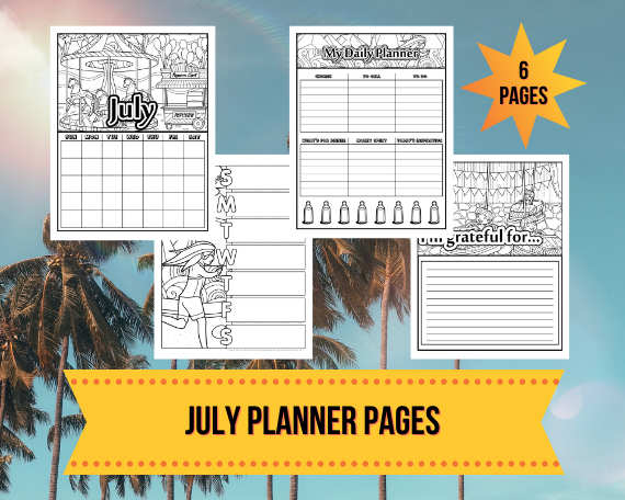 July Planner Pages - Payhip