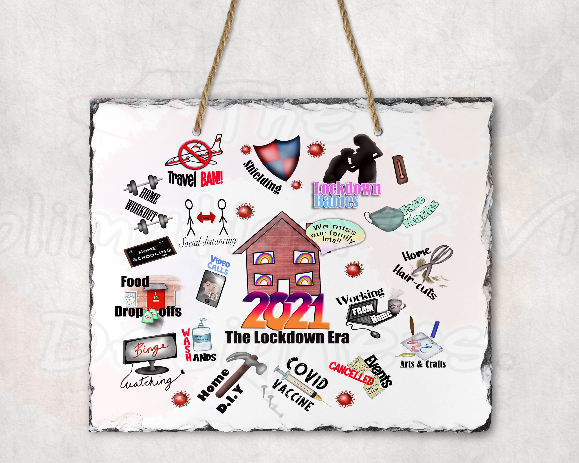 '2021 - The Lockdown Era' Memorabilia Design. - Payhip