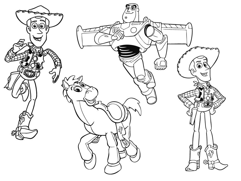 16 Toy Story Outline SVG PNG Files Download Payhip