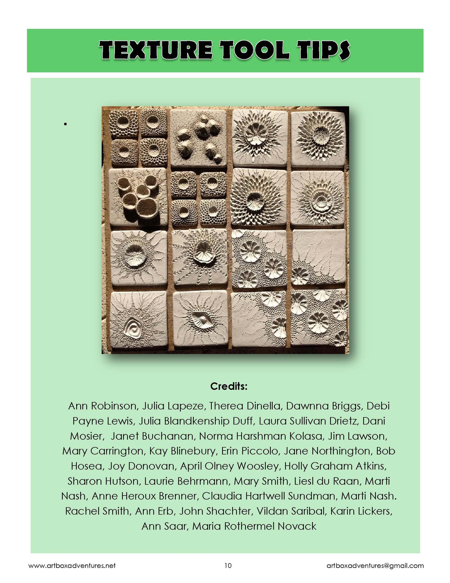 2 - Clay Studio TEXTURE TOOL Tips - Payhip