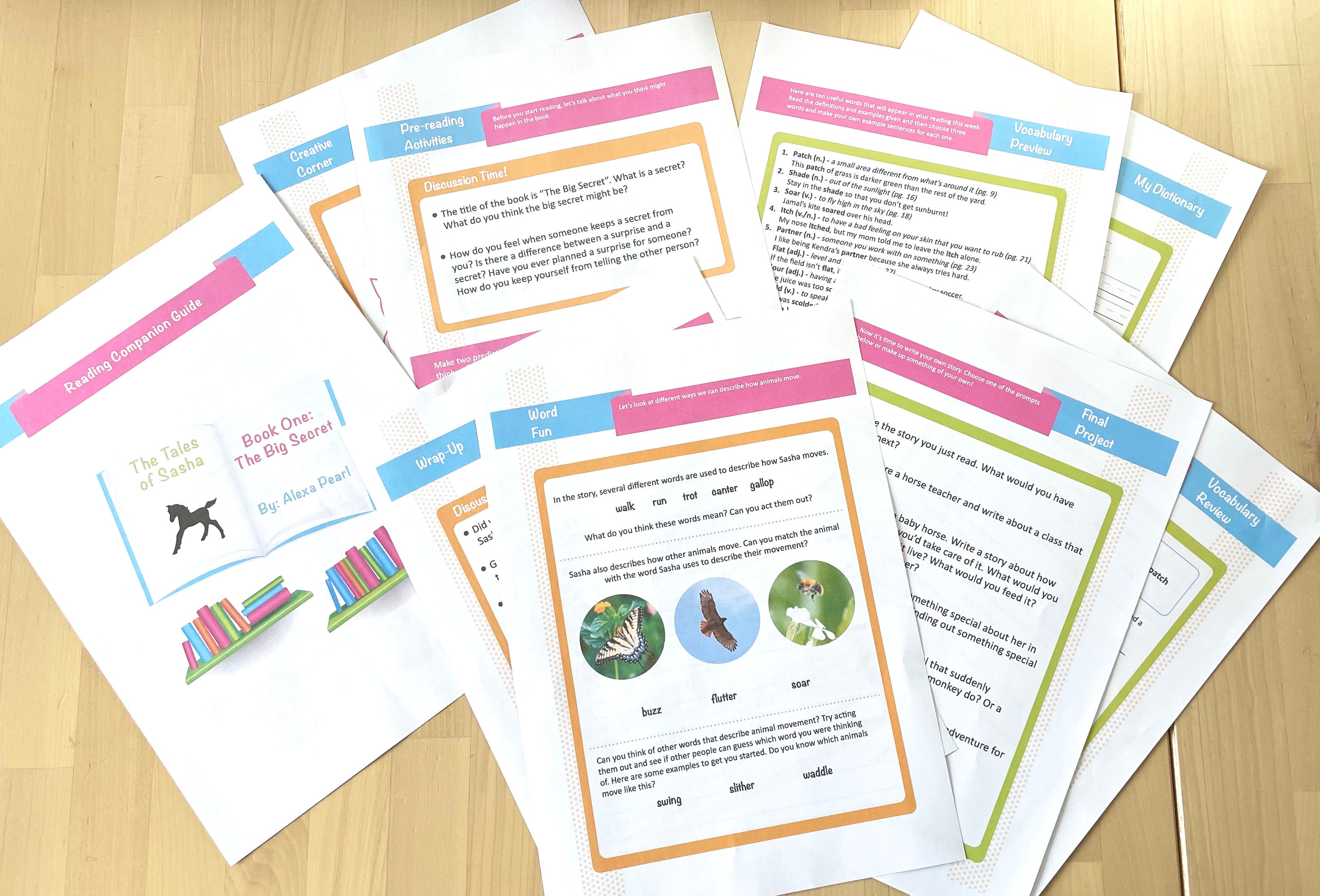 Tales of Sasha Book 1: The Big Secret - Reading Companion - Payhip