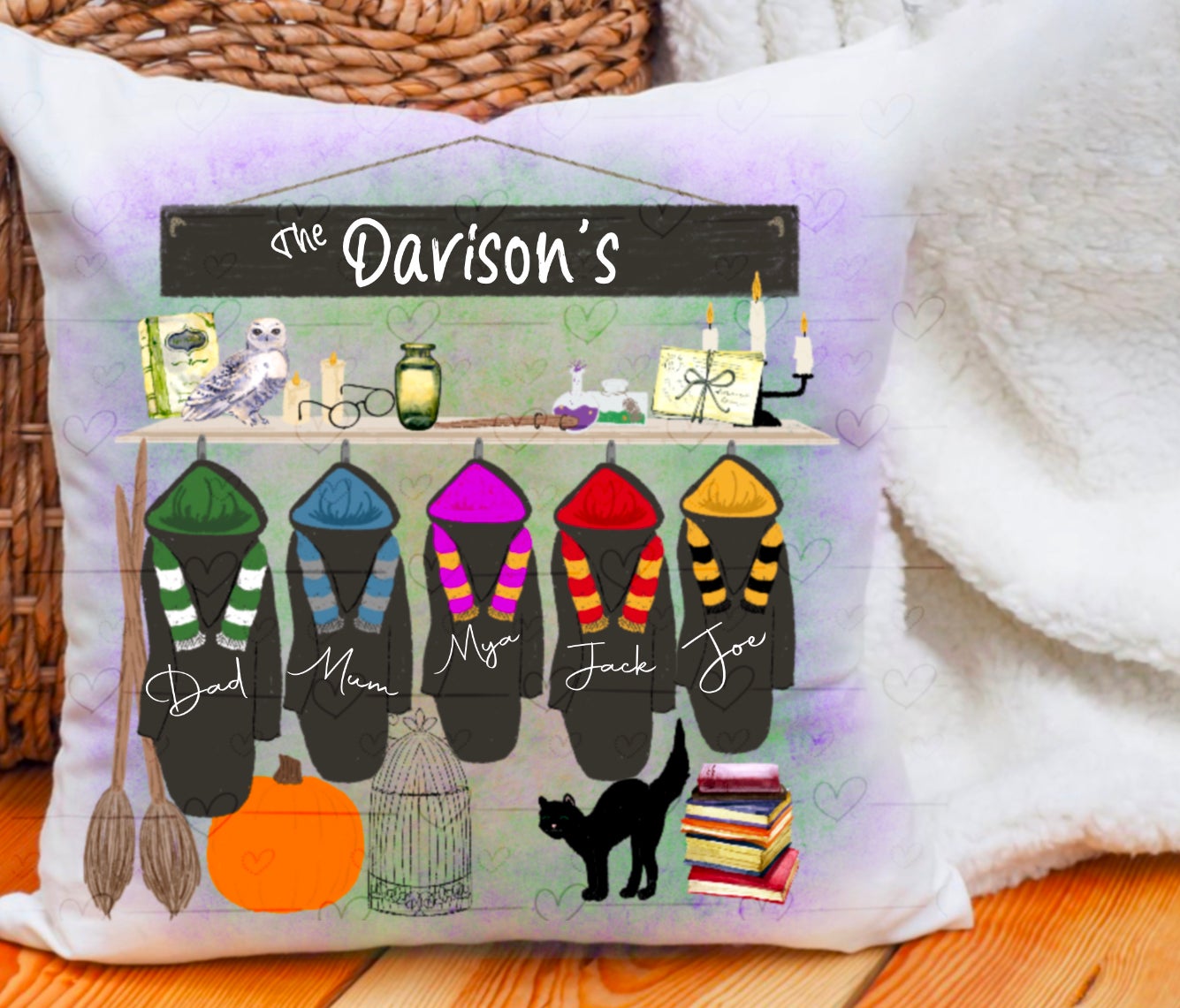 Wizard cloak family, 2-6 cloaks. Sublimation or print design - Payhip