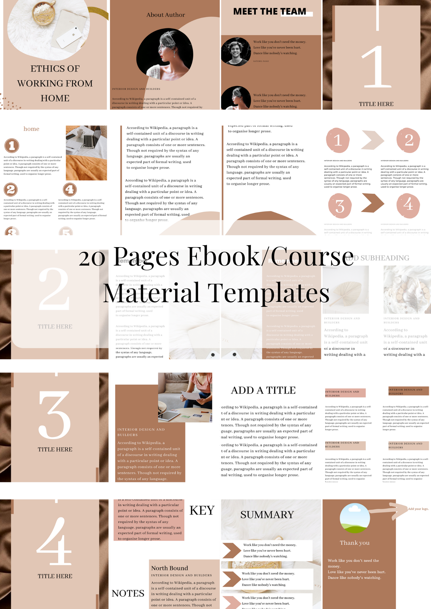 Ebook or Course Material Template Canva Bonus Item - Payhip
