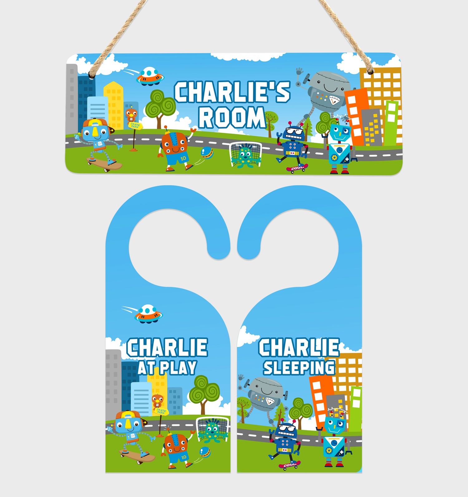 Cute Door Sign and Door Hanger Set 2 - Payhip