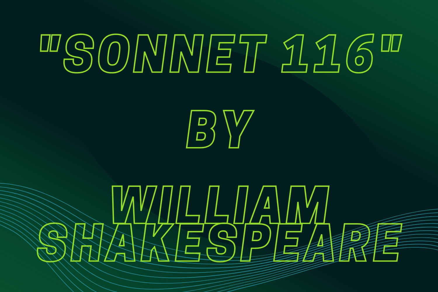 "Sonnet 116" by William Shakespeare - Study Guide - Payhip
