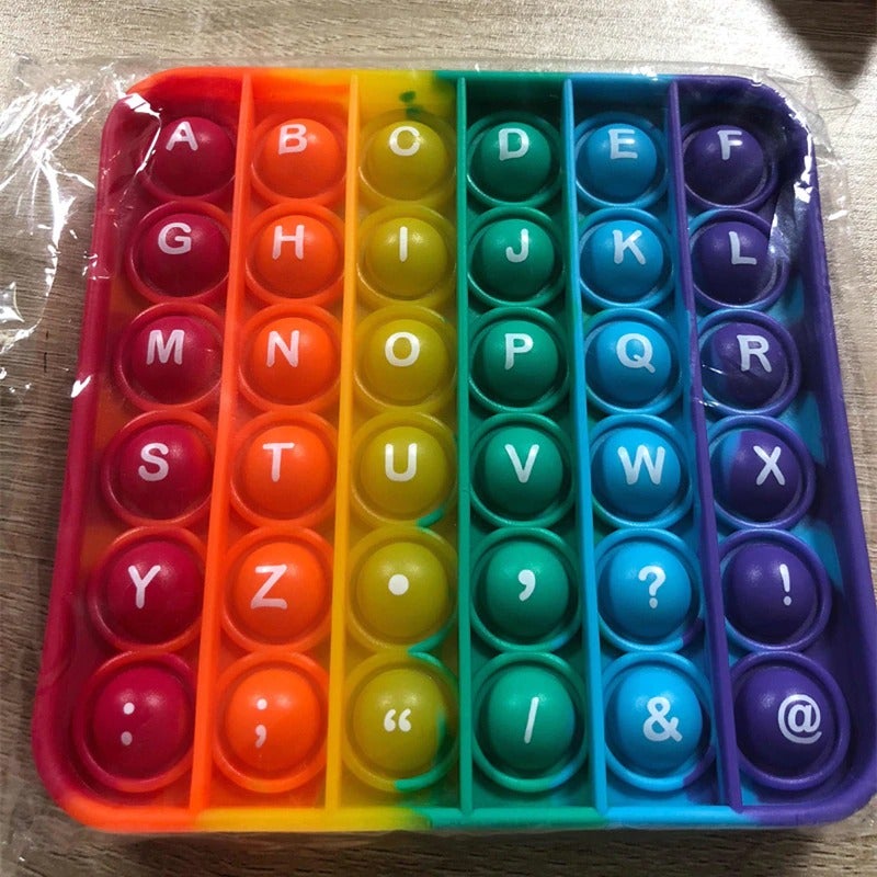 Alphabet Pop It Fidget Toy Game - Payhip