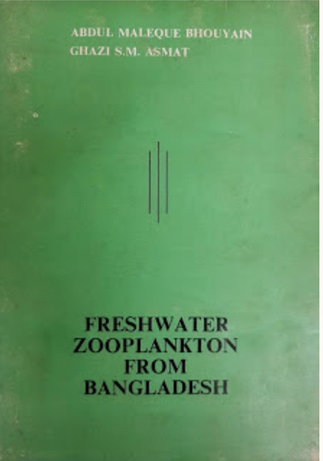 A Guide To Study Of FRESHWATER ZOOPLANKTON FROM BANGLADESH - Payhip