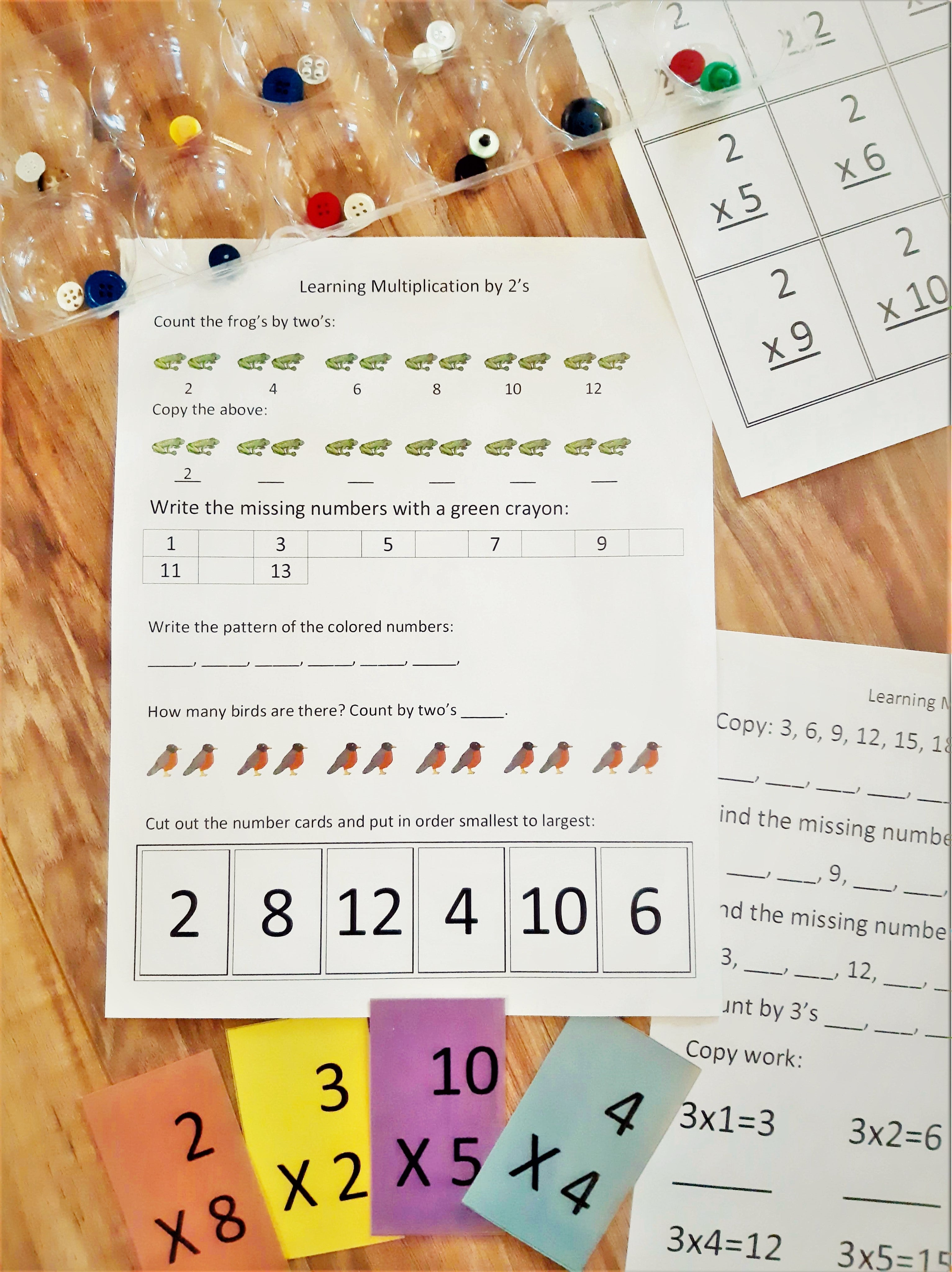Learning Multiplication 2-9's - Payhip
