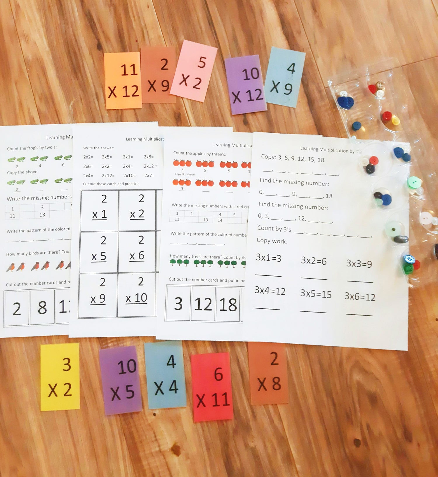 Learning Multiplication 2-9's - Payhip