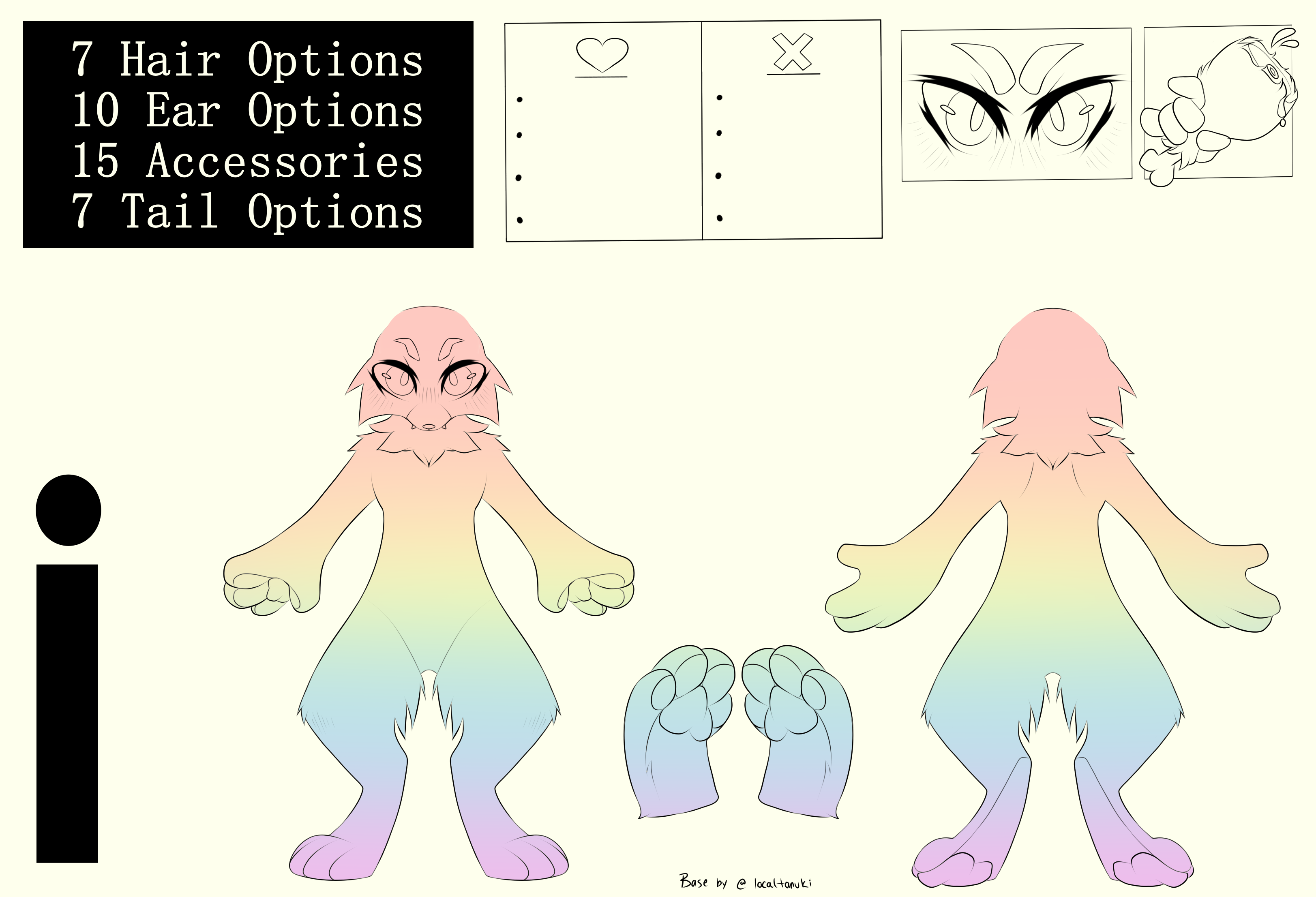 Anthro Reference Sheet Base - Payhip