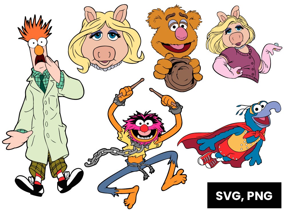The Muppets SVG cut files for Cricut | Muppets SVG PNG Files - Payhip
