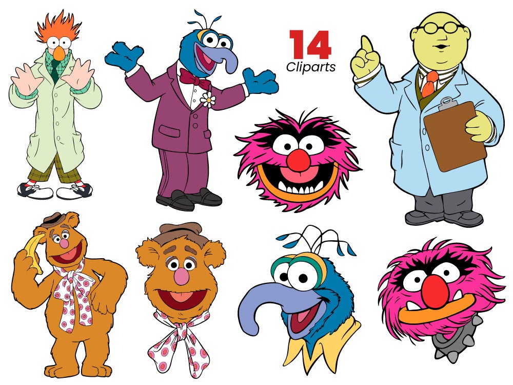 The Muppets SVG cut files for Cricut | Muppets SVG PNG Files - Payhip
