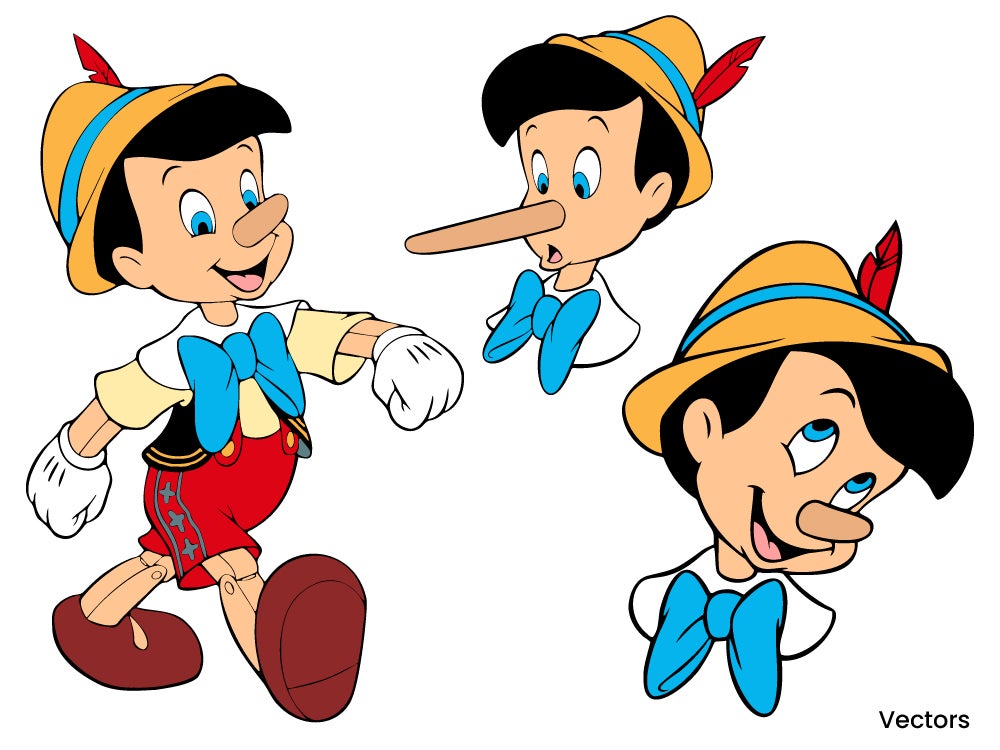 Pinocchio SVG cut files | Pinocchio vector clipart download - Payhip
