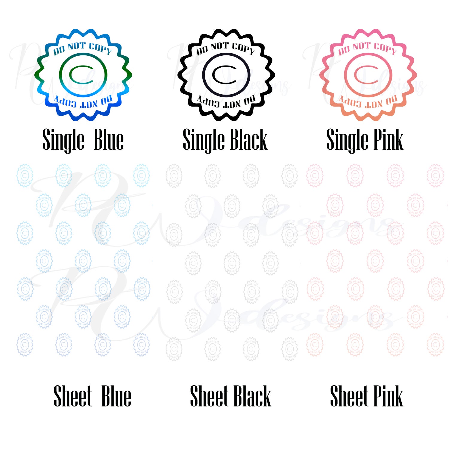 'Generic Watermarks' to protect your work. - Payhip