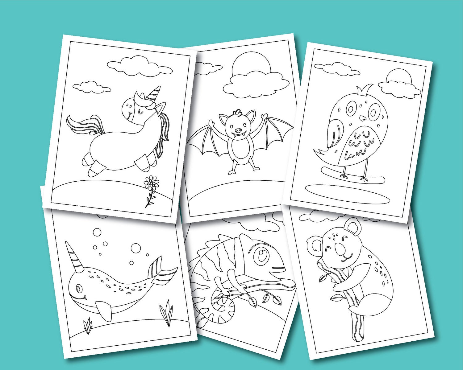 (Free) Animal Coloring Book For Kids Vol 1 - Payhip