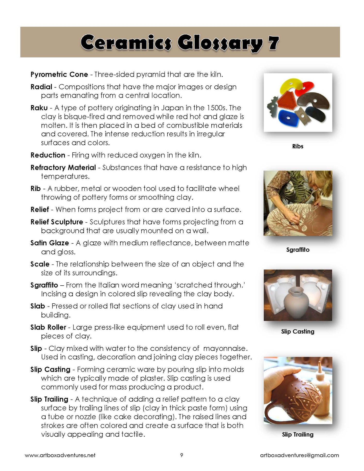 7 - Ceramics Glossary: A Collection of Over 125 Clay Terms and Their ...