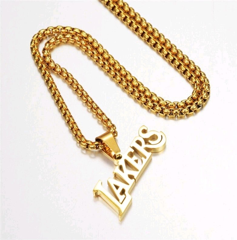 Los Angeles Lakers Basketball Championship stainless Steel 316L Pendant ...