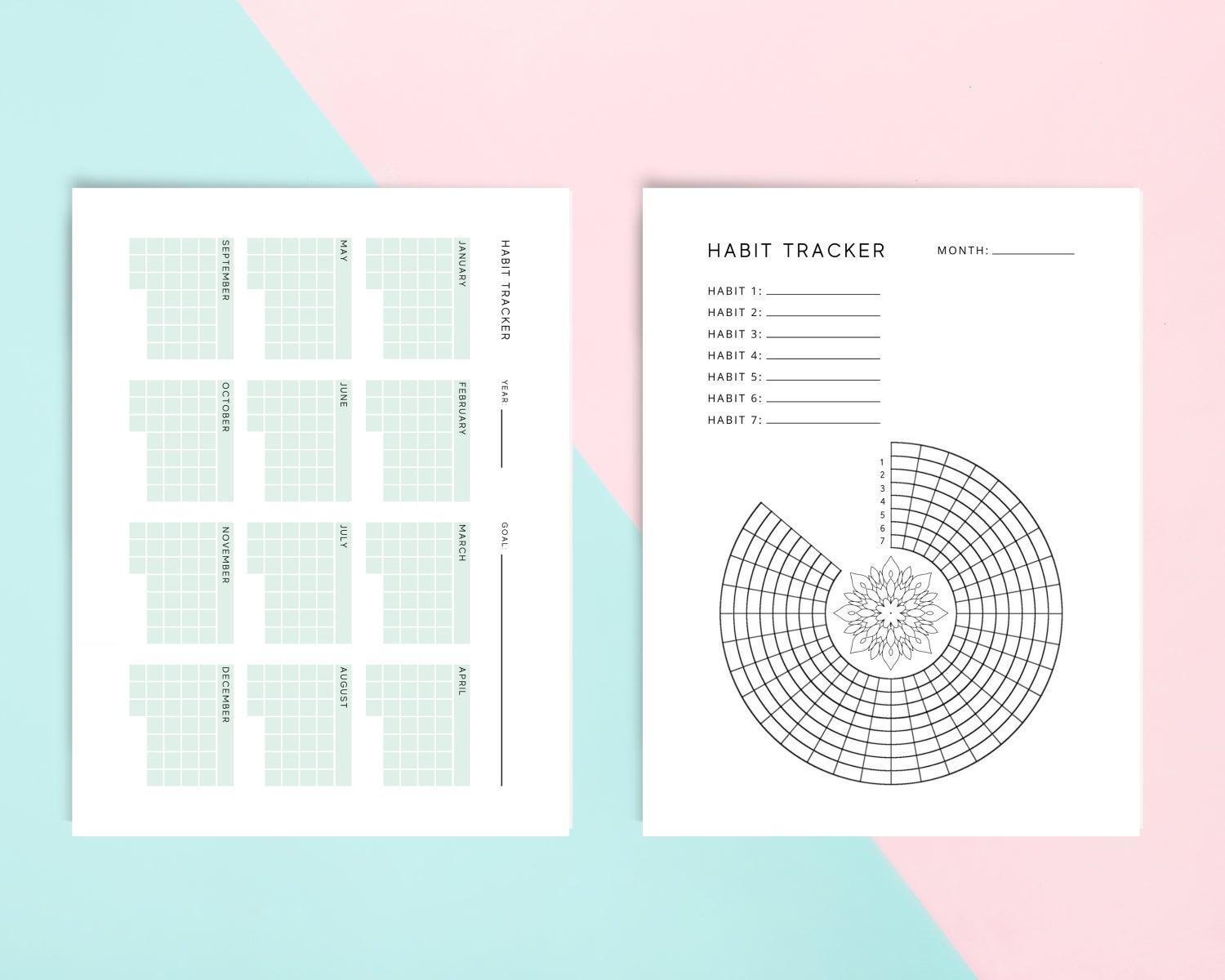 Printable Habit Tracker Bundle - Payhip