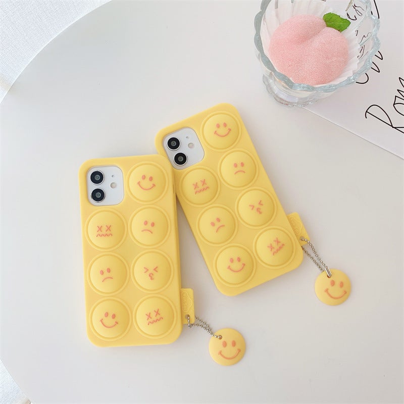New Smile Emojis Fidget Spinner Relief iPhone 12 Pro Max Case Cover ...