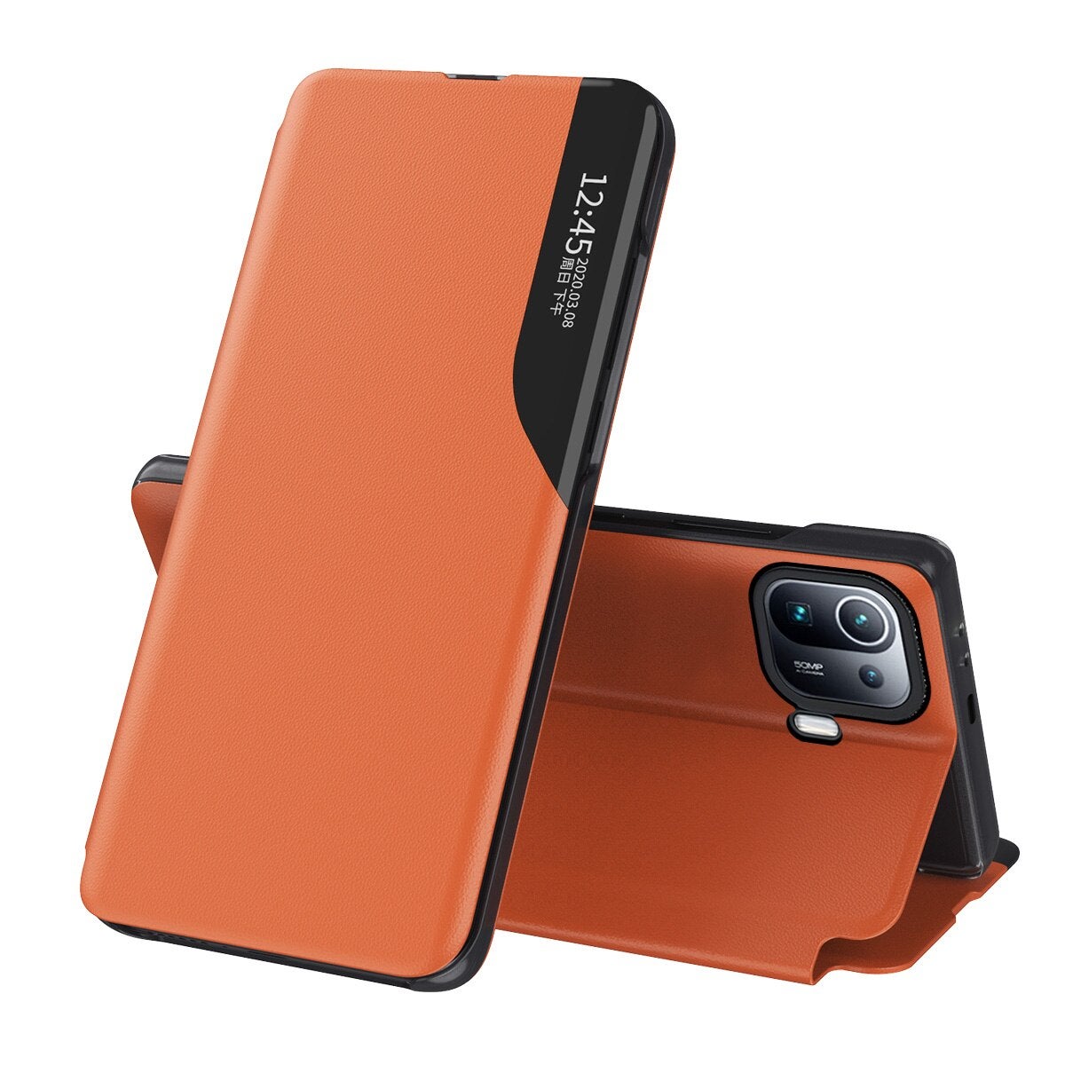 New Model 2021 Magnetic Smart Case Xiaomi Redmi Poco Series Stand Phone ...