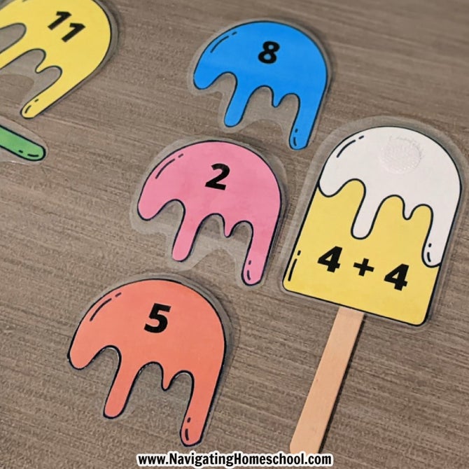 Addition Math Popsicles - Payhip