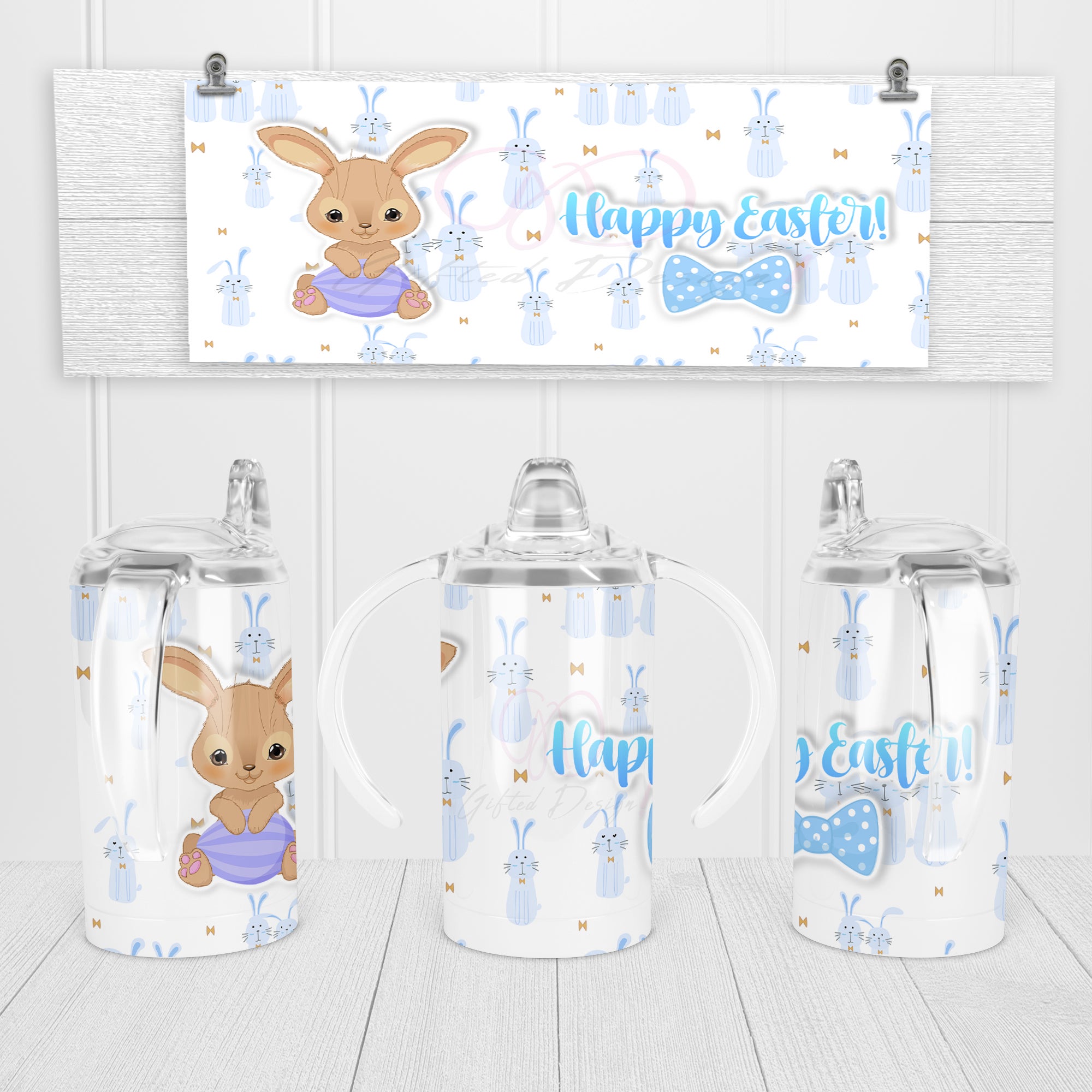 Happy Easter Sippy Cup Wraps - Payhip