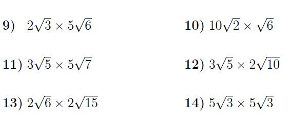 Multiplying Surds Worksheet with Answers Multiplying Surds Worksheet with Answers