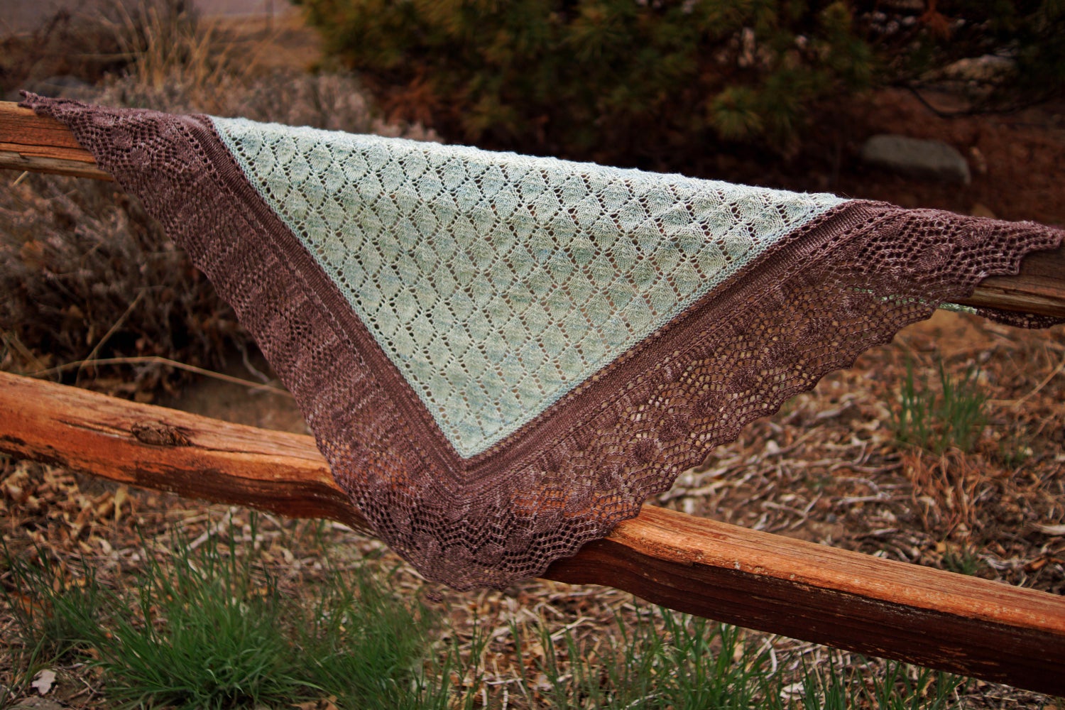 Fallen Leaf Shawl - a knitting pattern - Payhip