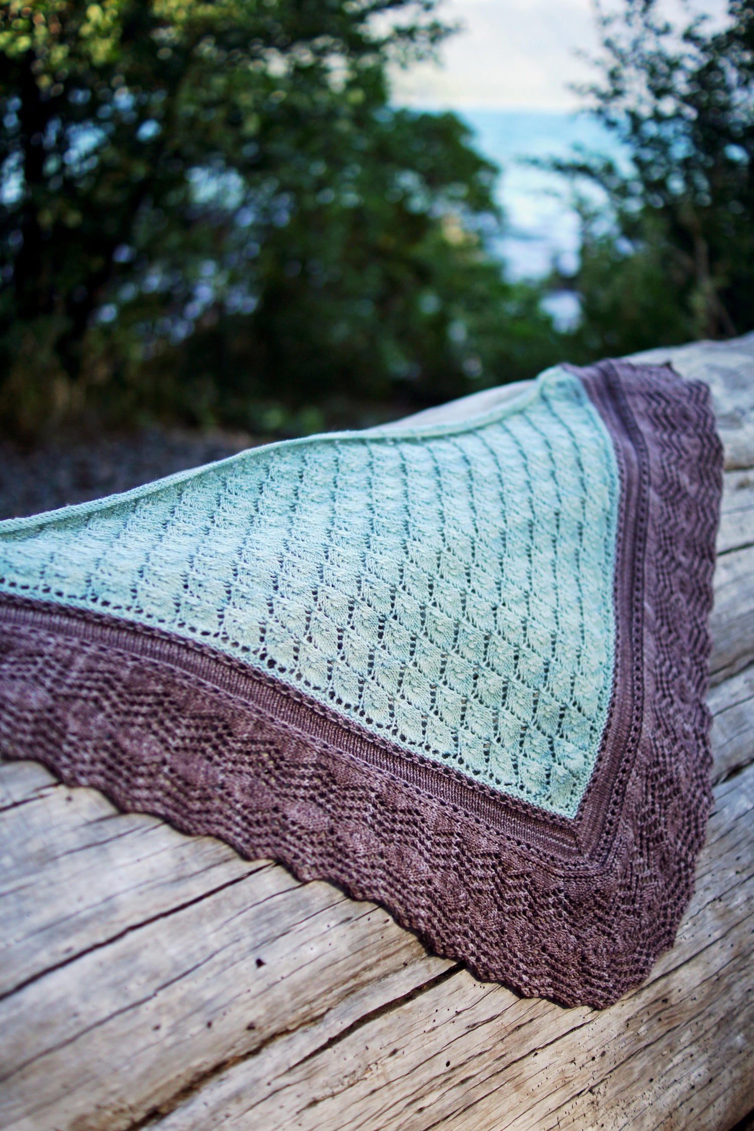 Fallen Leaf Shawl - a knitting pattern - Payhip