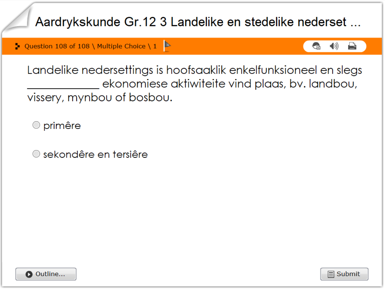 Geografie Gr.12 Landelike en stedelike nedersettings - Payhip