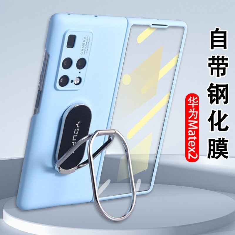 New Model Huawei Mate X2 Case Cover Glass Film Tempered Holder Stand ...
