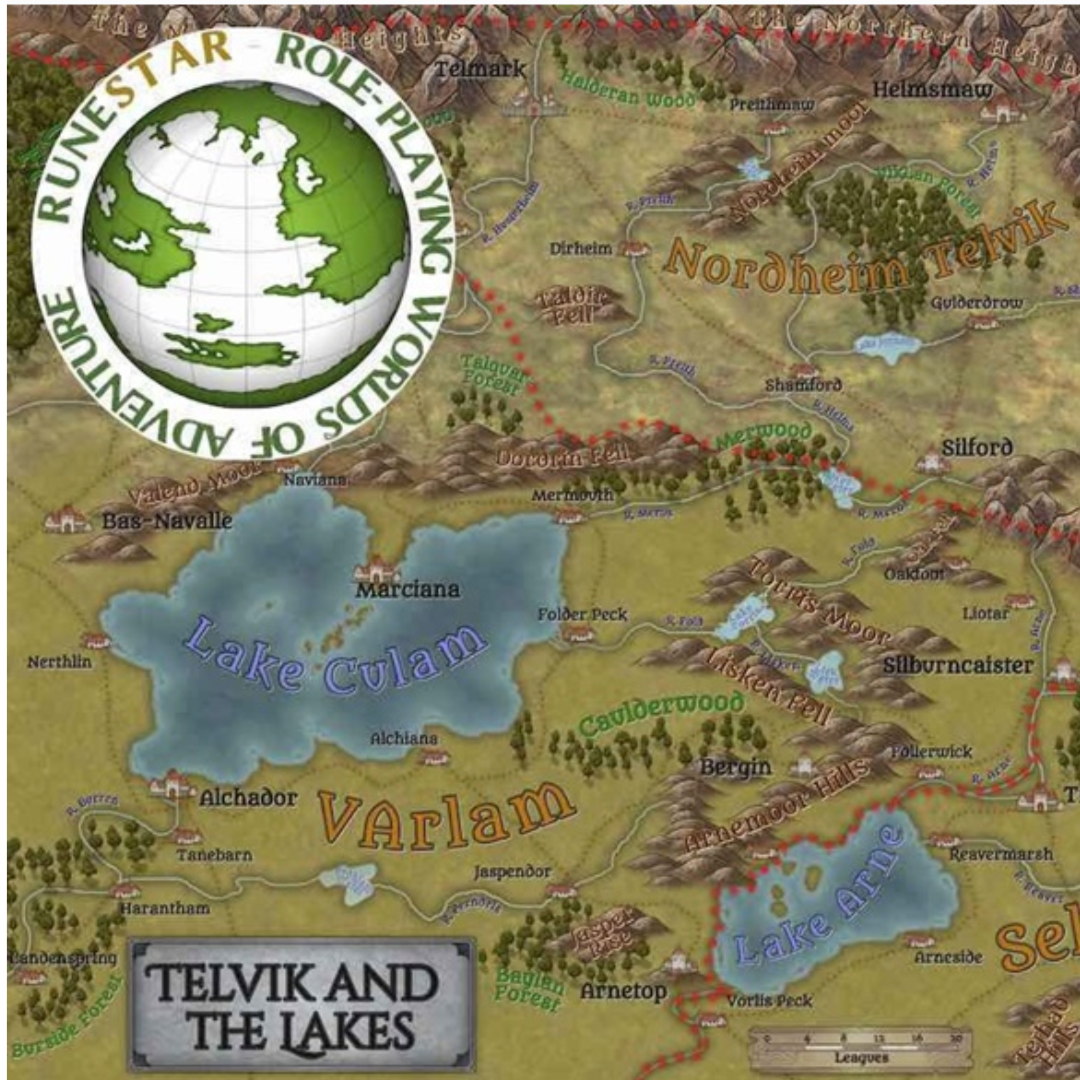 Leth Valley and the Durn Rift - Regional map - Payhip