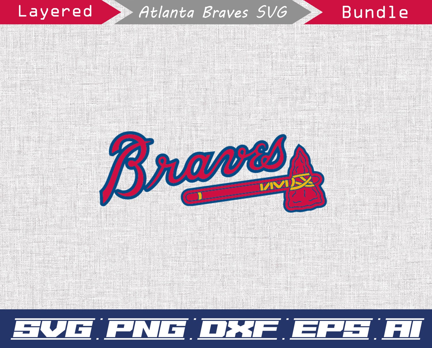 Atlanta Braves Cut files, Atlanta Braves SVG, PNG, DXF, EPS, AI, Braves ...