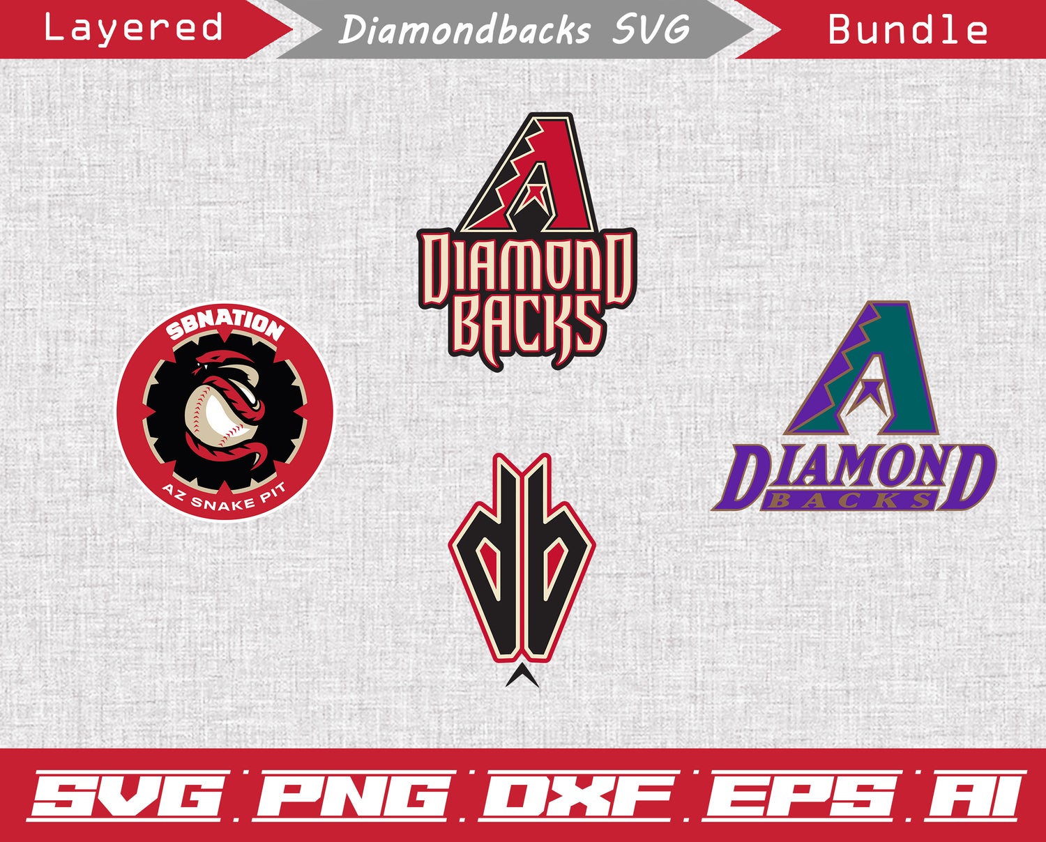 Arizona Diamondbacks Cut files, Arizona Diamondbacks SVG, PNG, DXF, EPS ...