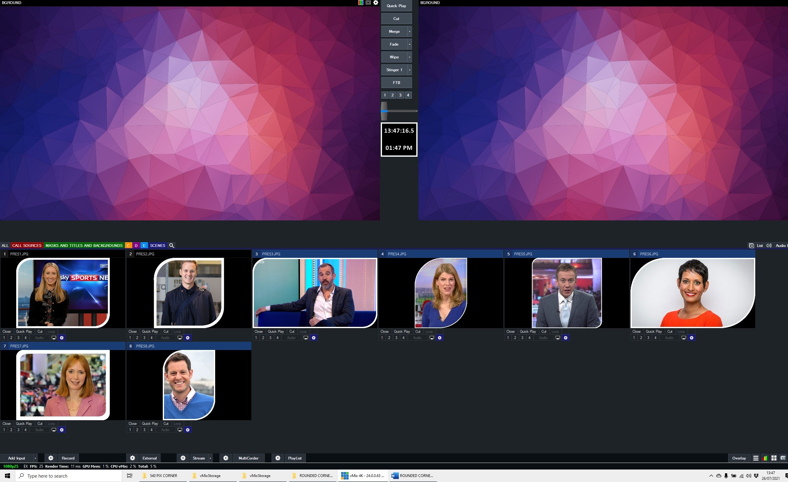 vMix Rounded Corner Masks/Overlays/Borders - Payhip