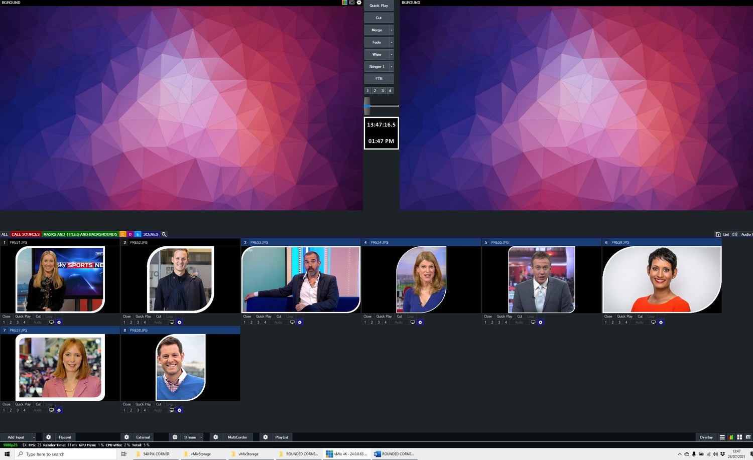 vMix Rounded Corner Masks/Overlays/Borders - Payhip