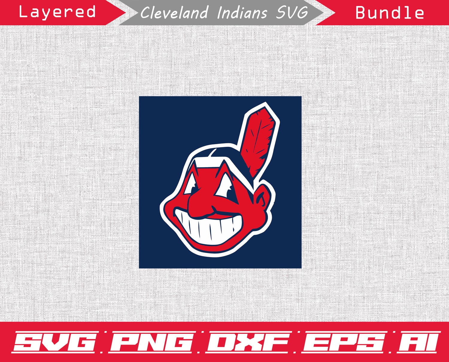 Cleveland Indians SVG, PNG, DXF, EPS, AI, Cleveland Indians Cut files ...