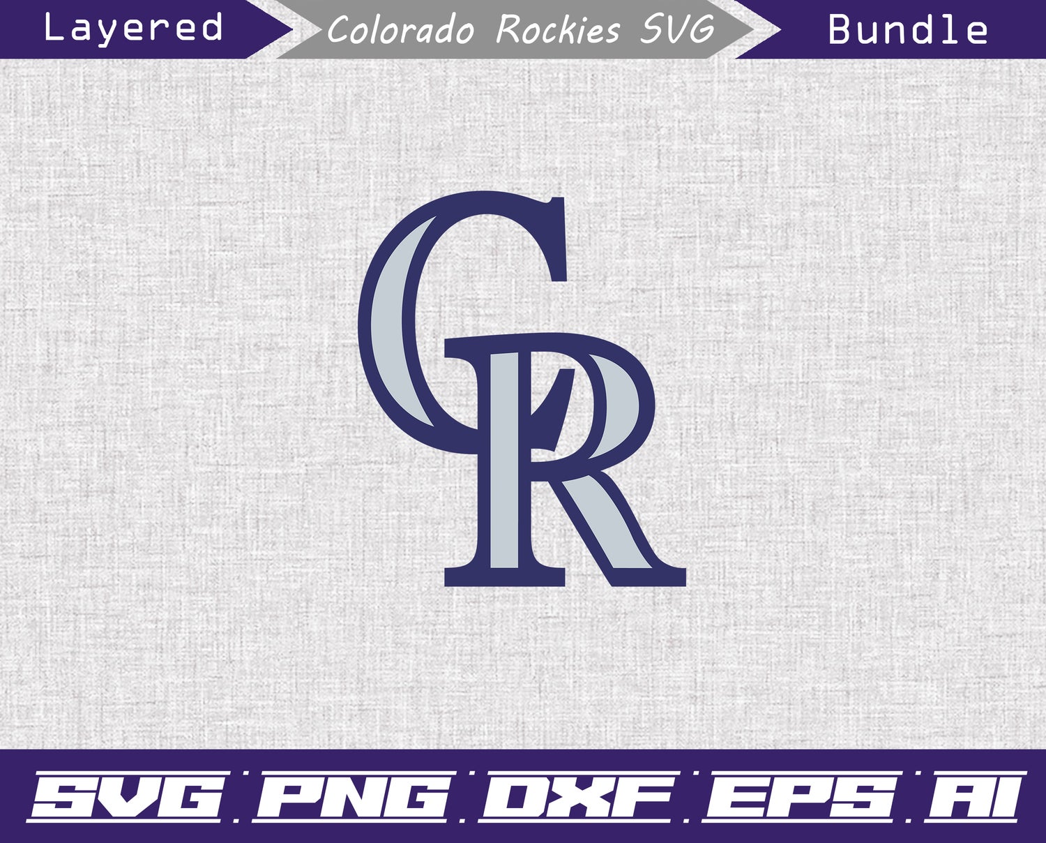 Colorado Rockies SVG, PNG, DXF, EPS, AI, Colorado Rockies Cut files ...