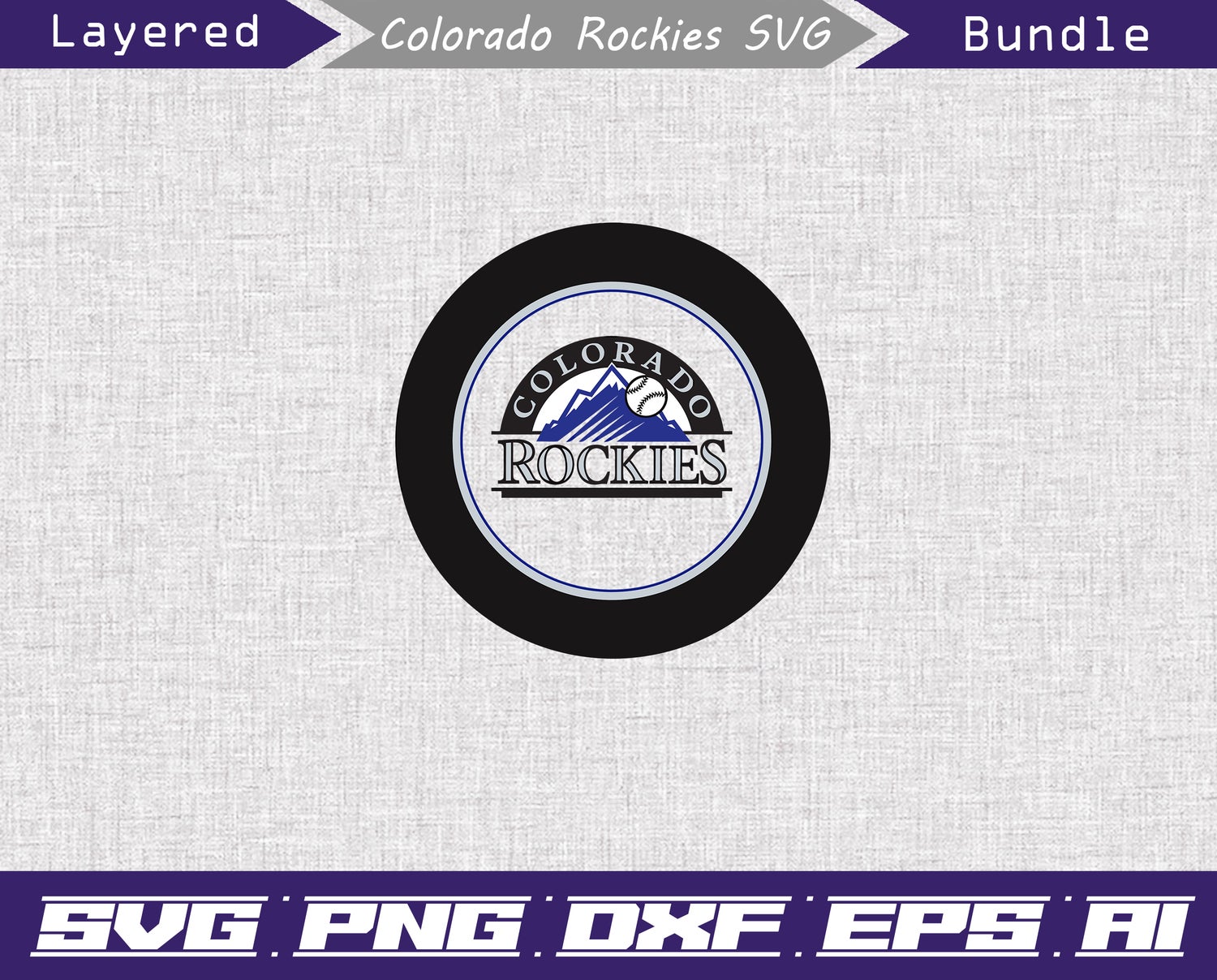 Colorado Rockies SVG, PNG, DXF, EPS, AI, Colorado Rockies Cut files ...