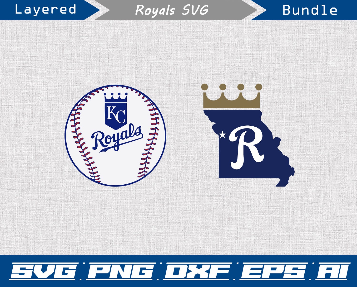 Kansas Cyti Royals SVG, PNG, DXF, EPS, AI, Kansas Cyti Royals Cut files ...