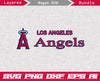 Los Angeles Angels SVG, PNG, DXF, EPS, AI, Los Angeles Angels Cut files ...