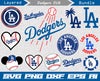 Los angeles Dodgers SVG, PNG, DXF, EPS, AI, Los angeles Dodgers Cut ...