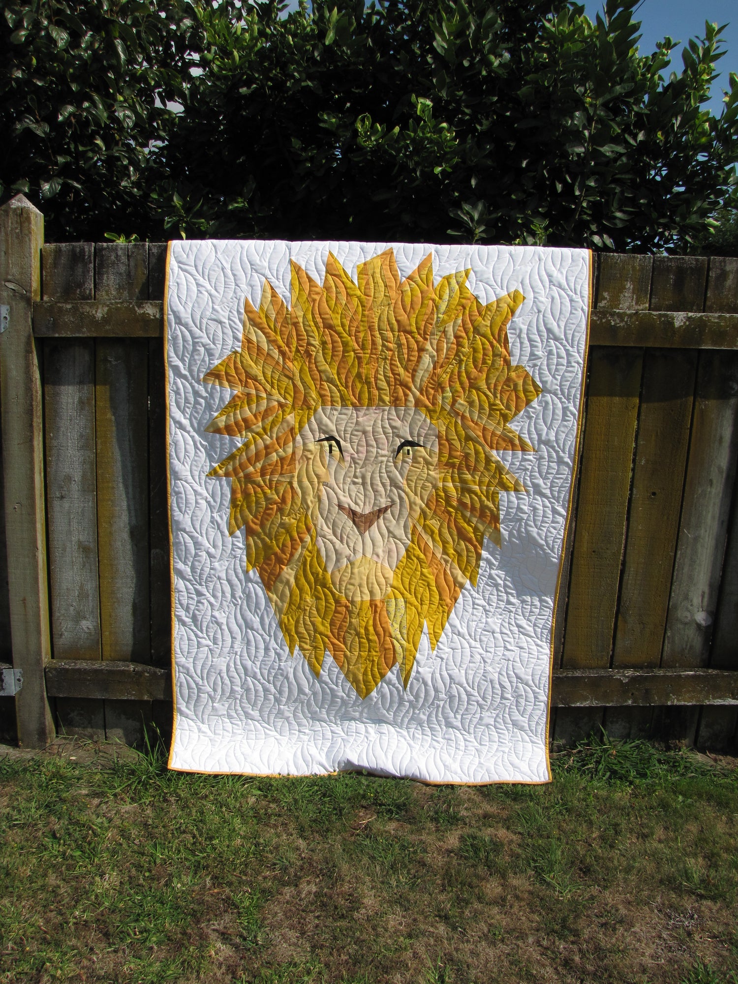 Lion Paper Pieced Quilt Pattern