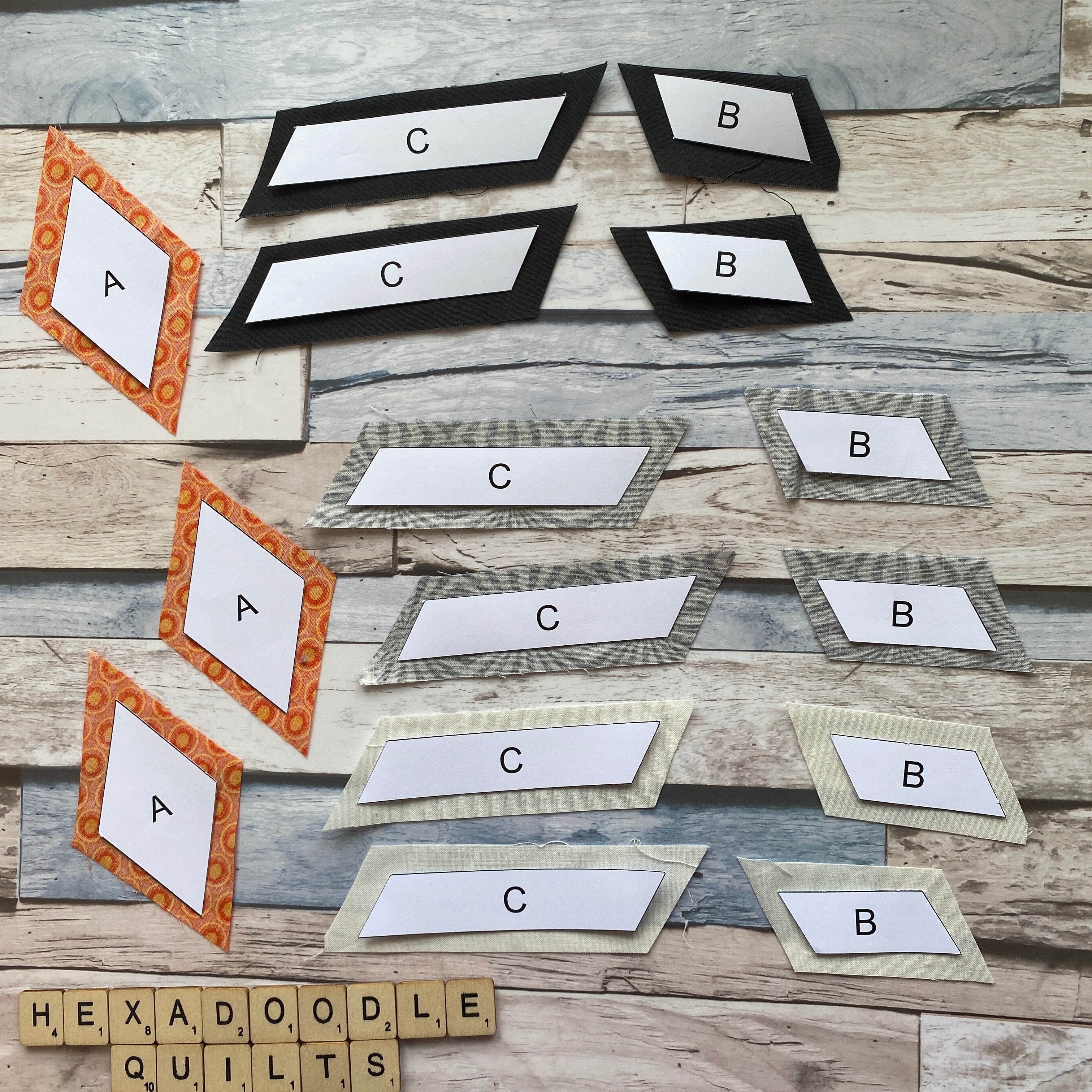 Tumbling Diamonds EPP Block